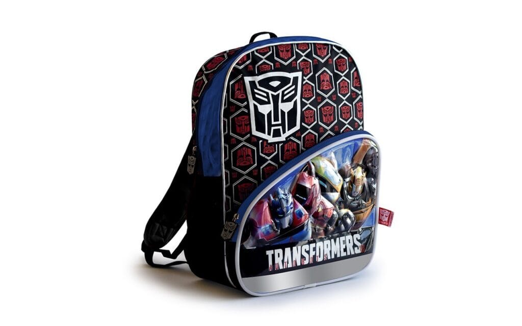 Mochila Transformers 16″ bolsillo termoformado – La Sorpresa Marroquinería