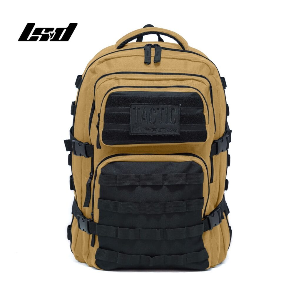 Mochila Lsyd Tactica 18″ bolsillos enfrente – La Sorpresa Marroquinería