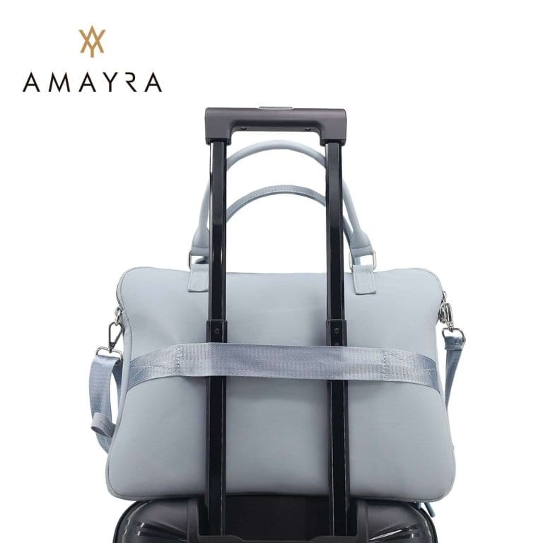 Portafolio Amayra porta notebook celeste. – La Sorpresa Marroquinería