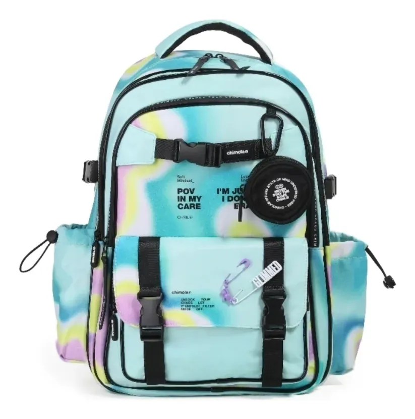 Mochila Chimola Blurred Aqua Espalda 18″. Gran Capacidad. – La Sorpresa ...