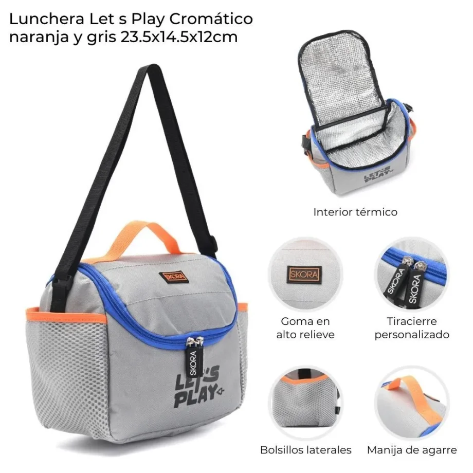 Lunchera Térmica Skora Let´ S Play. – La Sorpresa Marroquinería